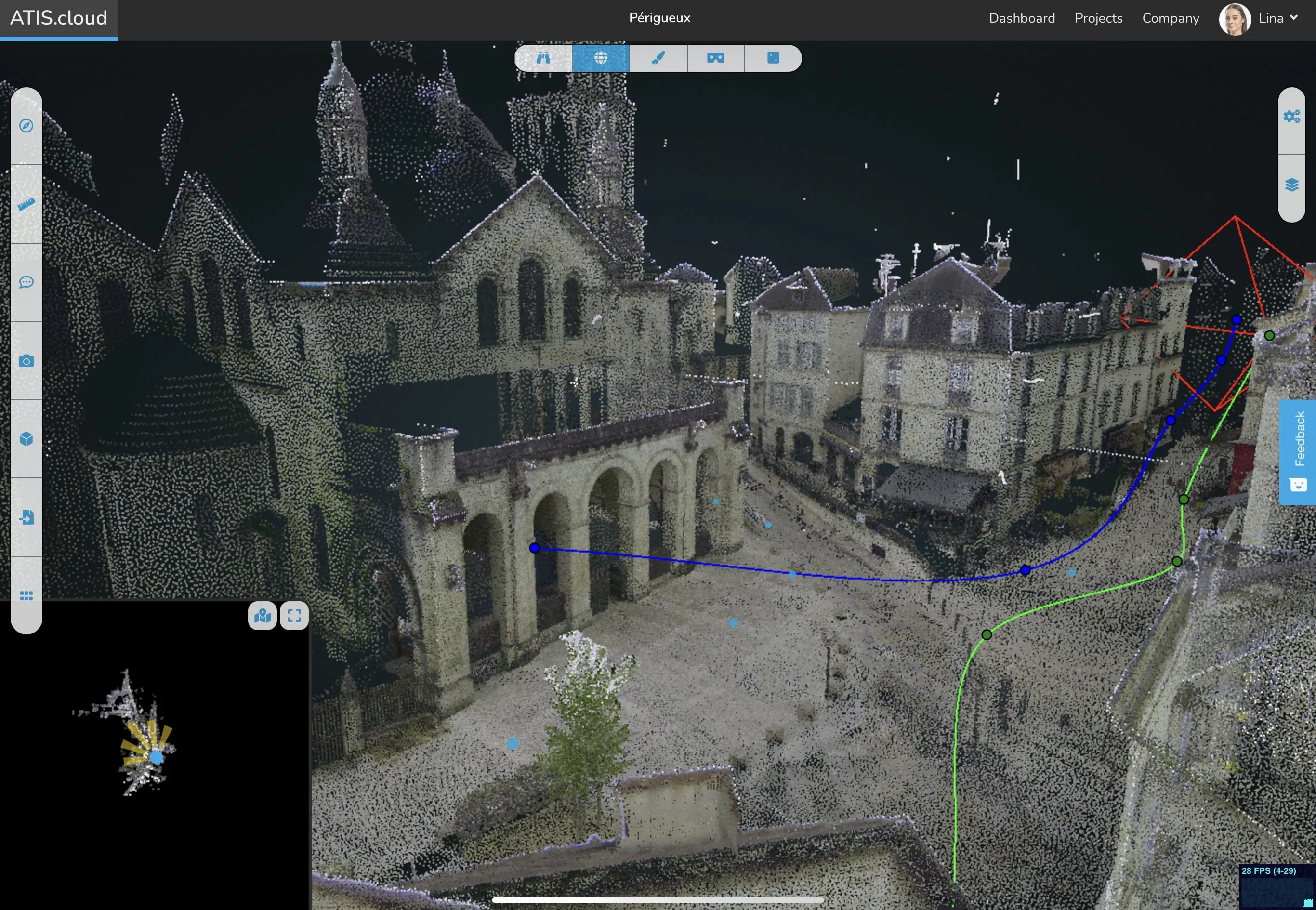 3D point cloud visualization software | ATIS.cloud